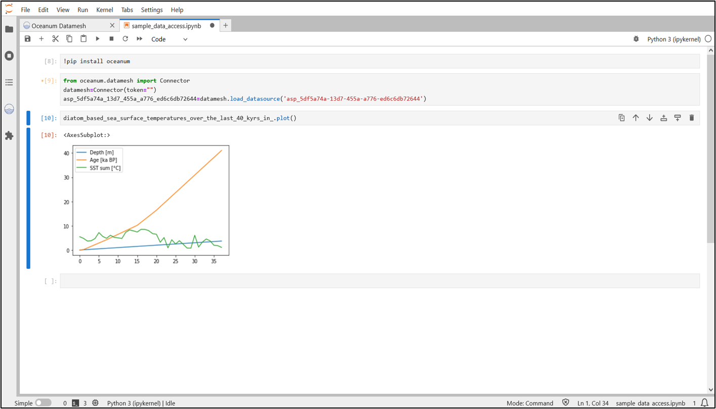 Python — Antarctic Metadata Catalogue